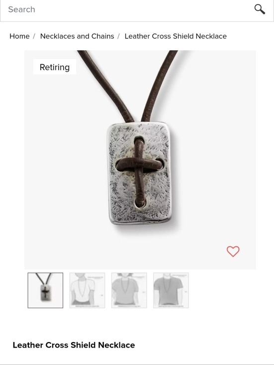 James Avery | Jewelry | James Avery Silver Cross Shield Leather ...